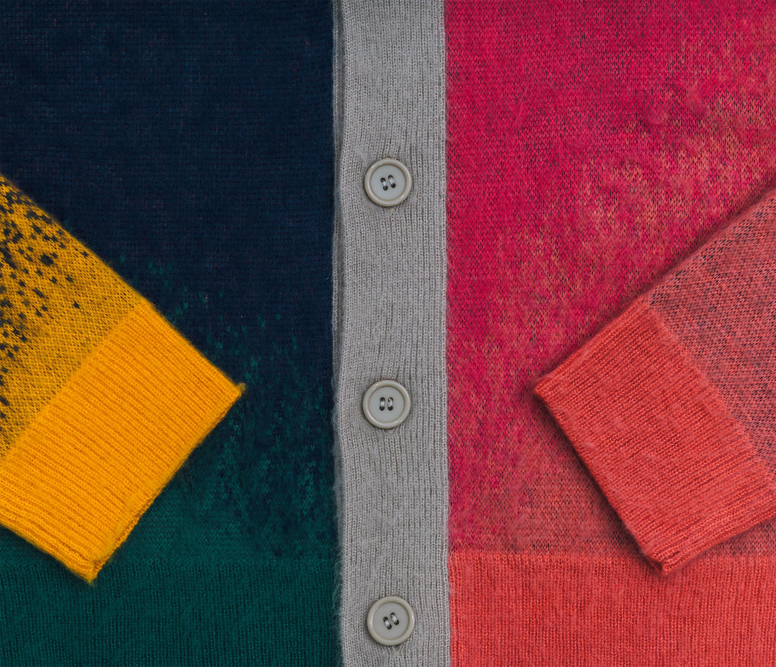 Ruby Cardigan Bone LE | Colorful Mohair Cardigan Sweater – Mifland : A ...