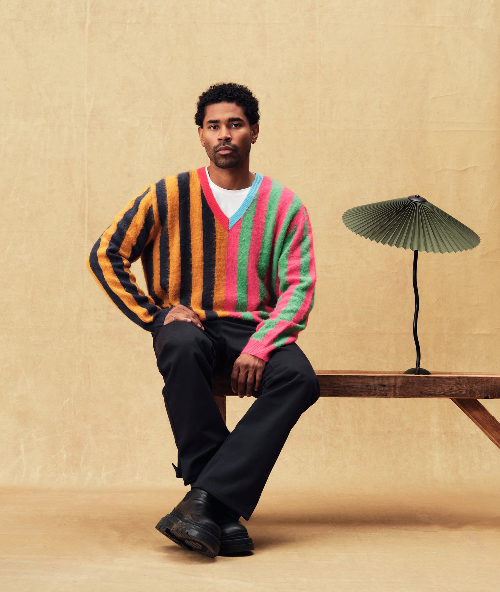 Multicolor Striped Sweater – Mifland : A Design Company