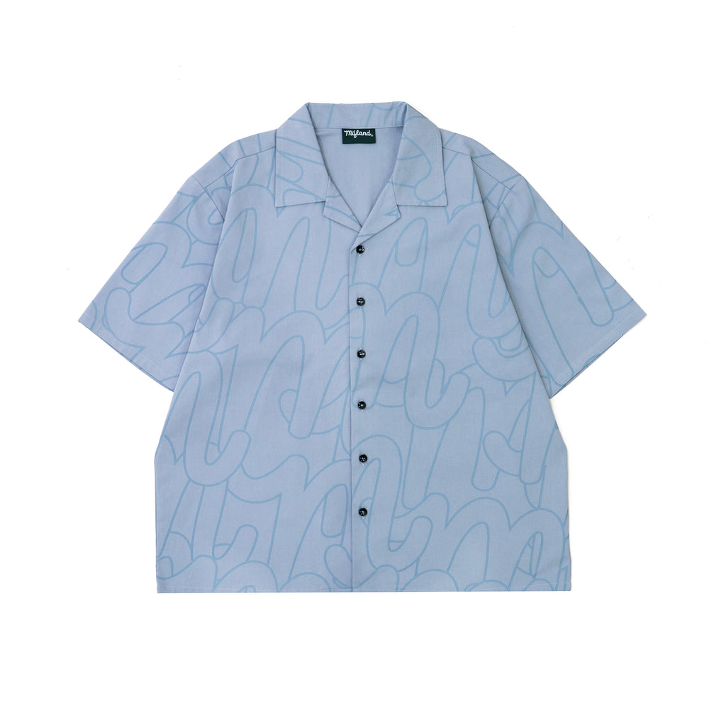 Stencil Monotone Camp Shirt – Mifland : A Design Company